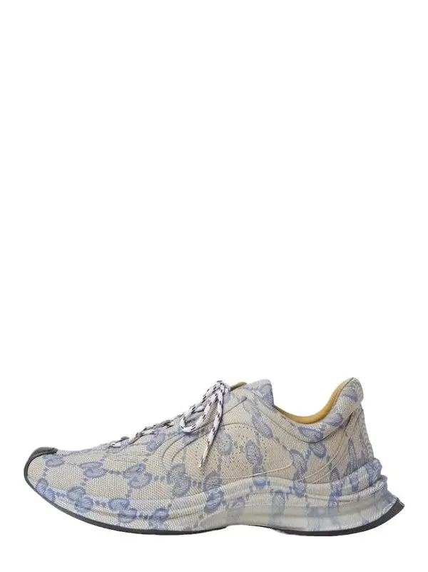 Gucci Run Sneaker - Beige/blue