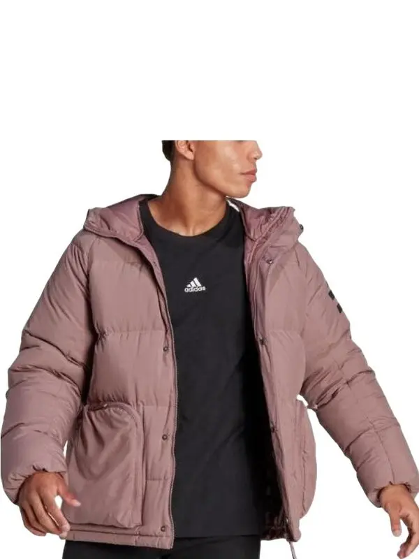 Adidas Utilitas Down Hooded Jacket - Pink