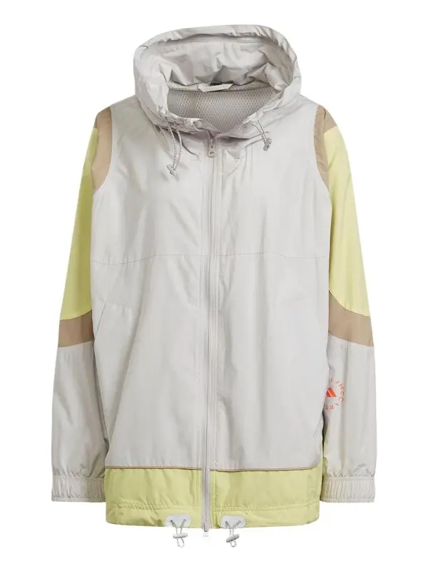 Adidas By Stella Mccartney Woven Track Top - White/yellow