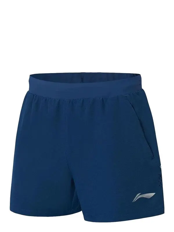 LI-NING China National Table Tennis Team Professional Shorts - Navy/silver