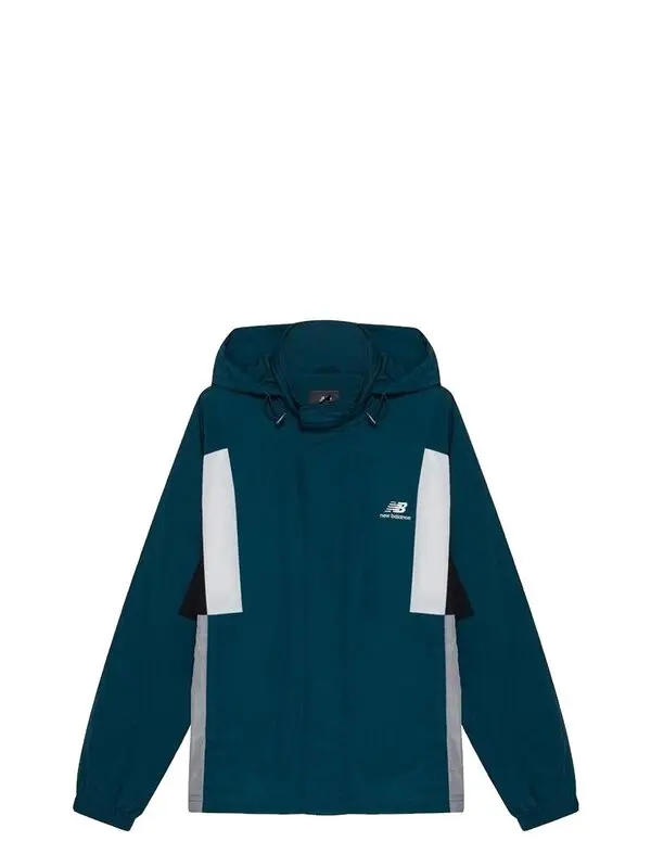 NEW BALANCE Athletics Higher Learning Windbreaker - Teal/white