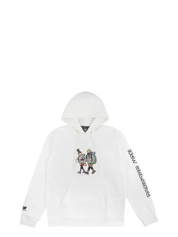 NEW BALANCE X Jhl Printing Graphic Hoodie - White