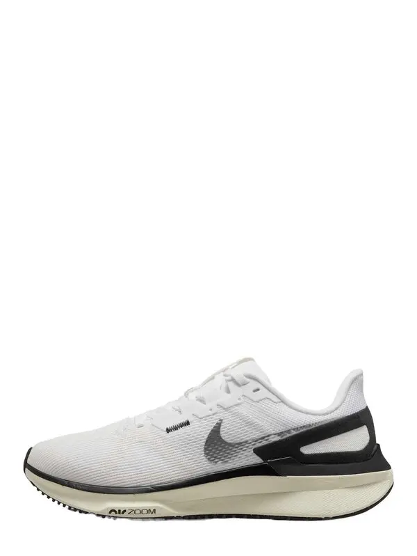 Nike Zoom Structure 25 Athletic Sneakers - White/black/sail