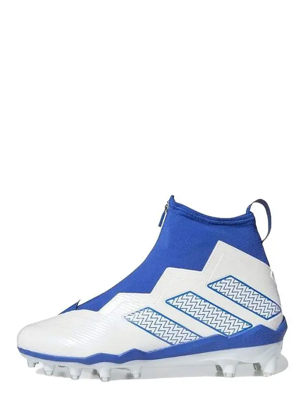 Adidas Nasty 2.0 Mid Top Cleats - White/blue