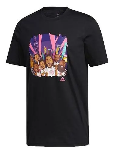 Adidas Shanghai Basketball Graphic T-shirt - Black