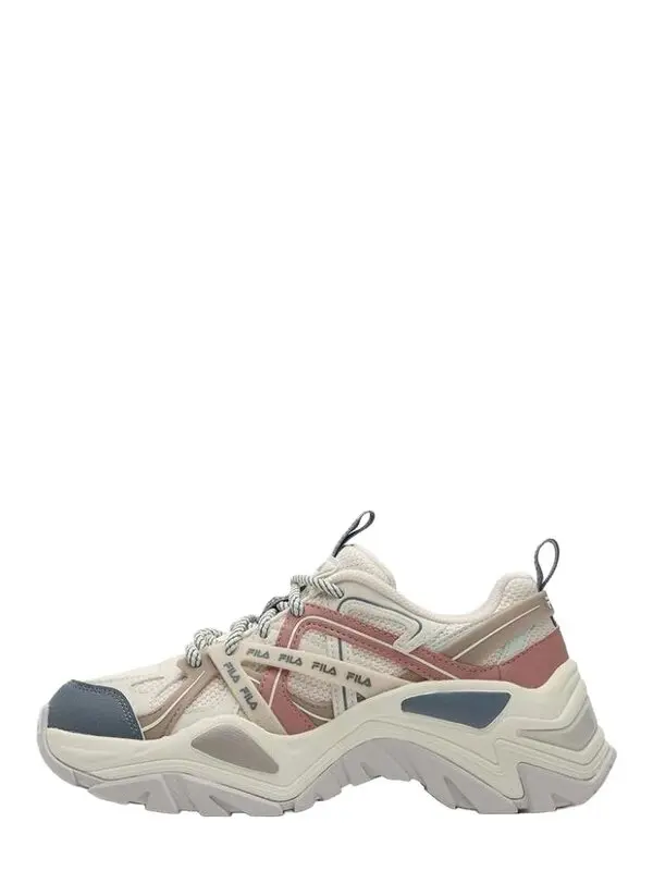 FILA Sofia 1s Fishbone Modern Low-top Sneakers - White/pink/blue