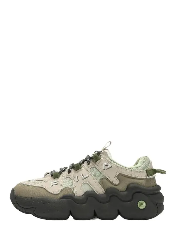 FILA Panini Athletic Sneakers - Beige/black/green
