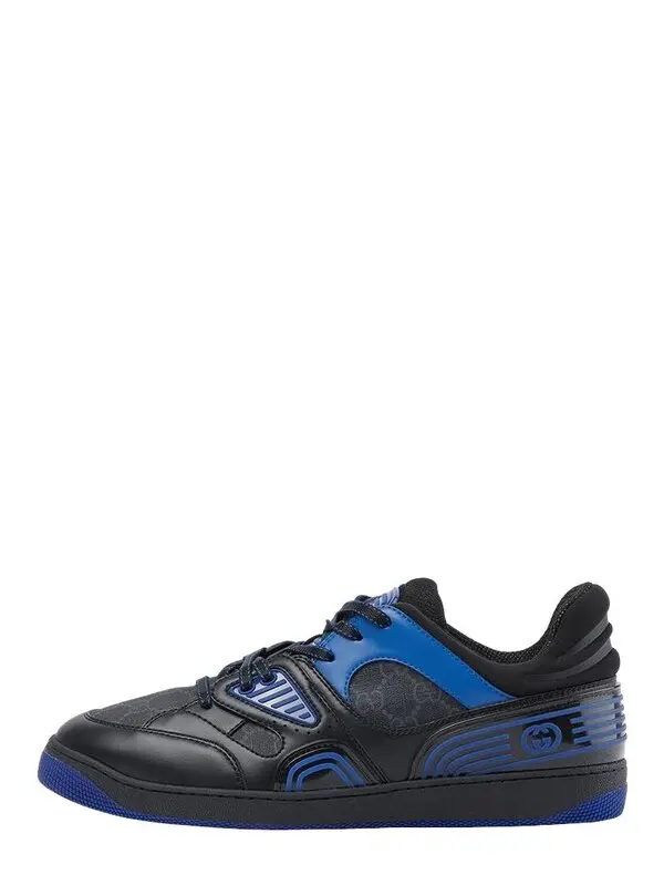 Gucci Basket Low Top Sneakers - Black/blue