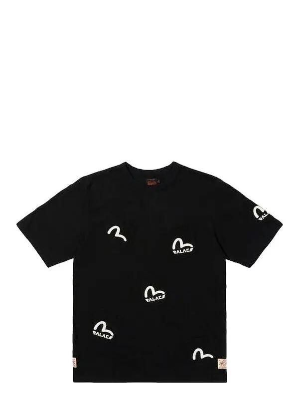 PALACE X Evisu Multi Pocket T-shirt - Black