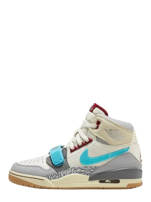 JORDAN Air Legacy 312 "exploration Unit" High Top Sneakers - White/gray/blue