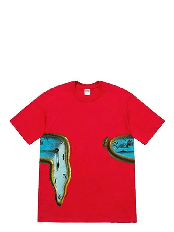 Supreme The Persistence Of Memory Tee - Red