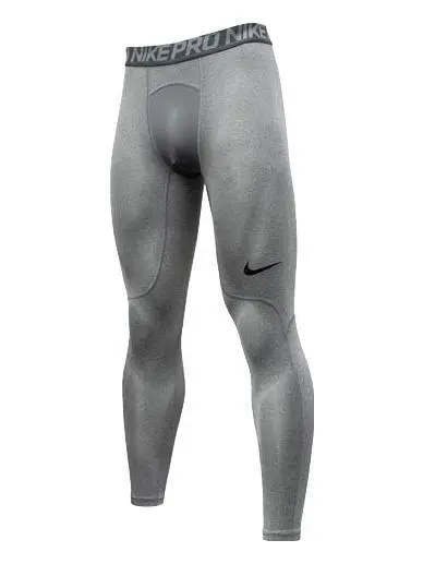 Nike Logo Sports Training Quick Dry Leggings Gray - Grey