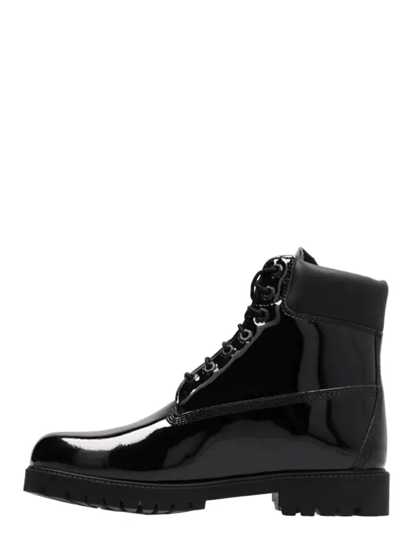 Timberland 6 Inch Premium Waterproof Patent Lace-up Boots - Black