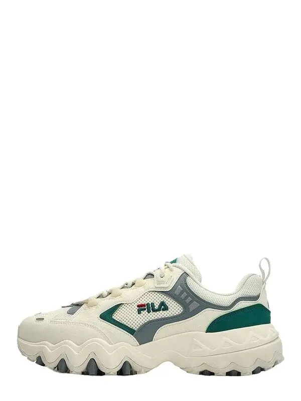 FILA Oakmont 3 Sport Shoes - Cream White/green/grey