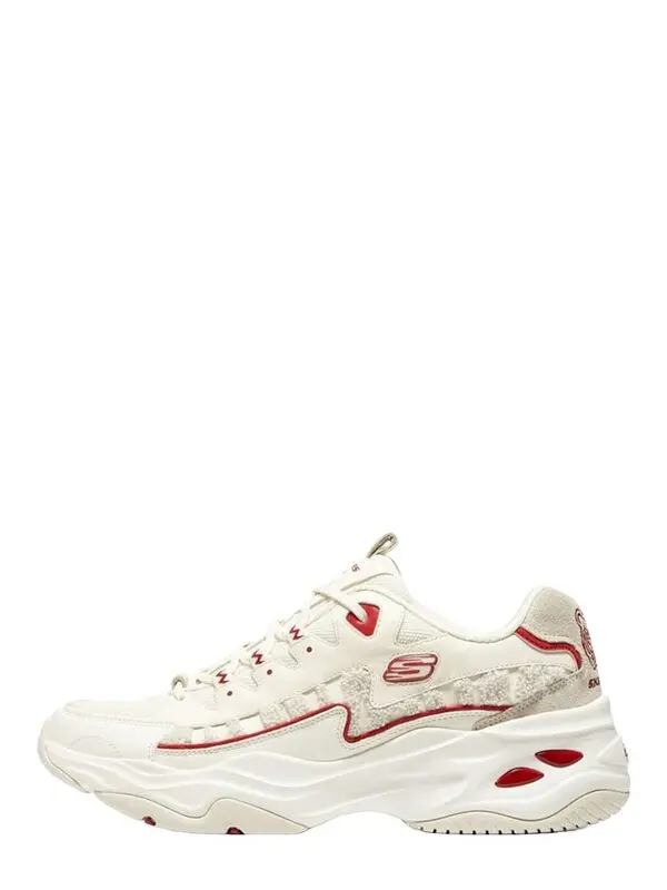 Sketchers D'lites Athletic Sneakers - White/red