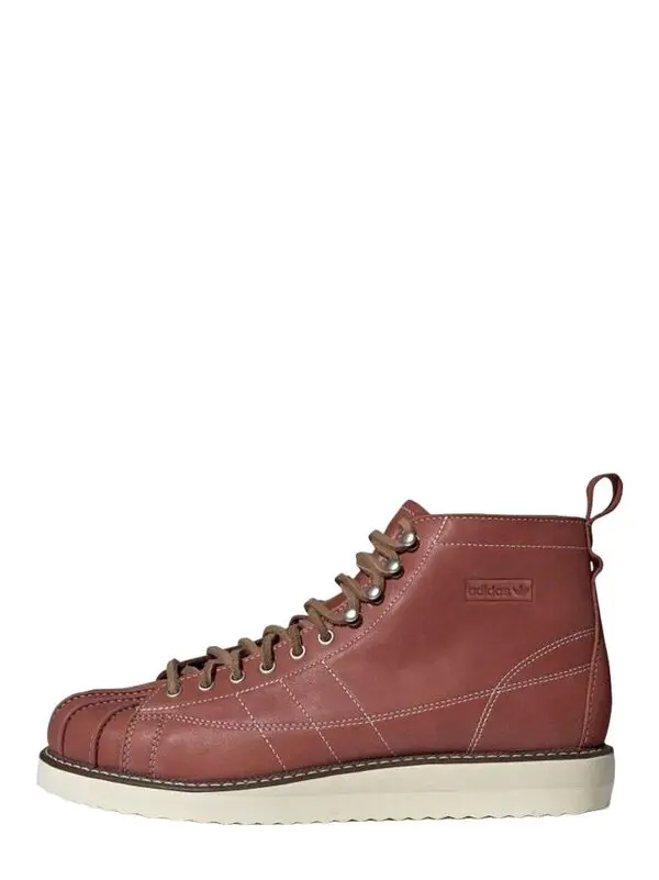 Adidas Superstar Boot - Redbrown/white