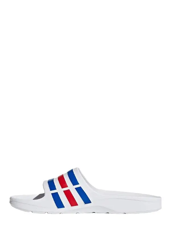 Adidas Duramo Slides - White/blue/red