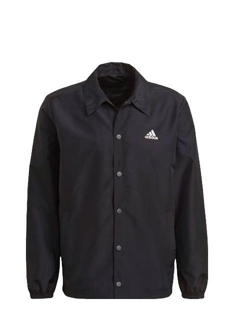 Adidas Black Sports Jacket With Graphic Back Print - Multi-color