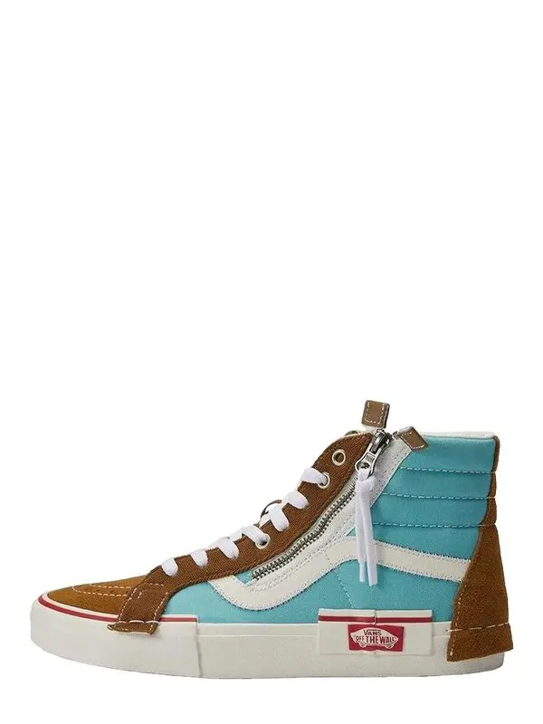VANS Sk8-hi Reissue Cap Skate Sneakers - Blue/brown