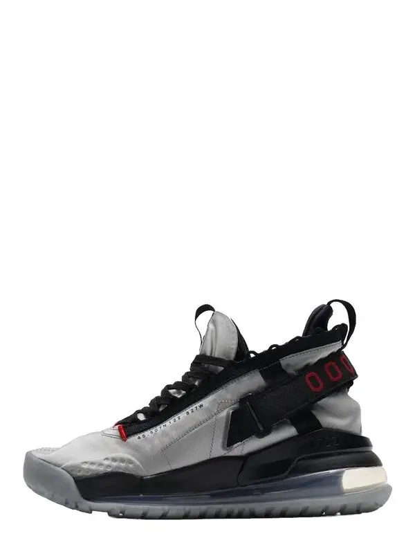 JORDAN Proto Max 720 High Top Sneakers - Metallic Silver/gym Red-black