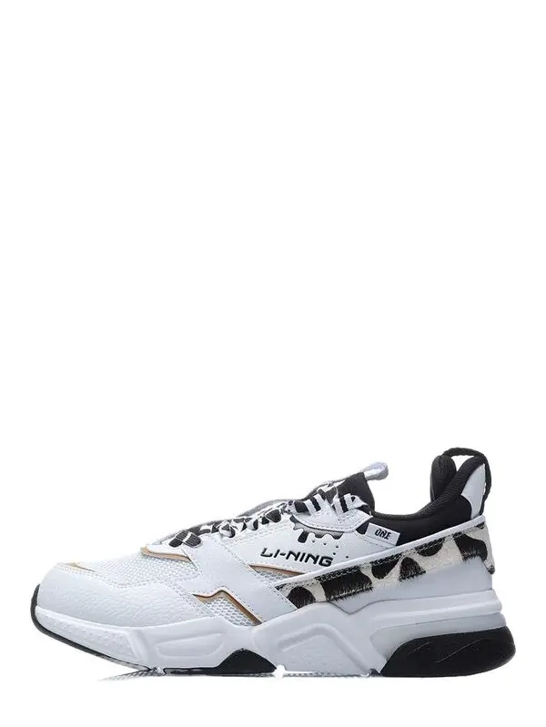LI-NING 001 Classic Low Top Sneakers - White/black