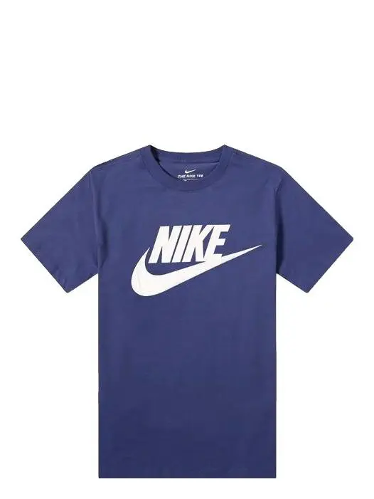 Nike Futura Icon Tee Logo Printing Short Sleeve - Blue