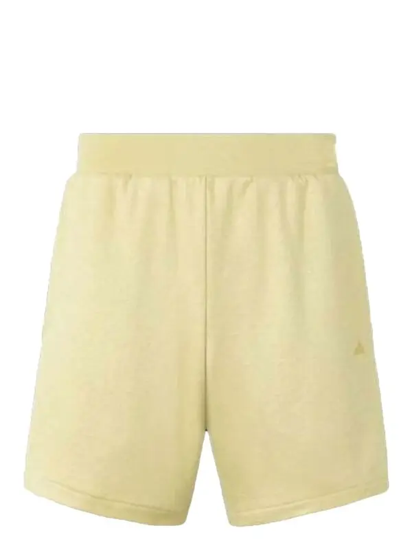 Adidas French Terry Sueded Basketball Shorts - Yellow