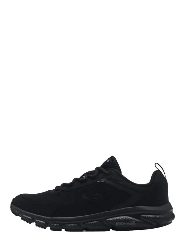 Under Armour Charged Assert Low Top Sneaker - Black