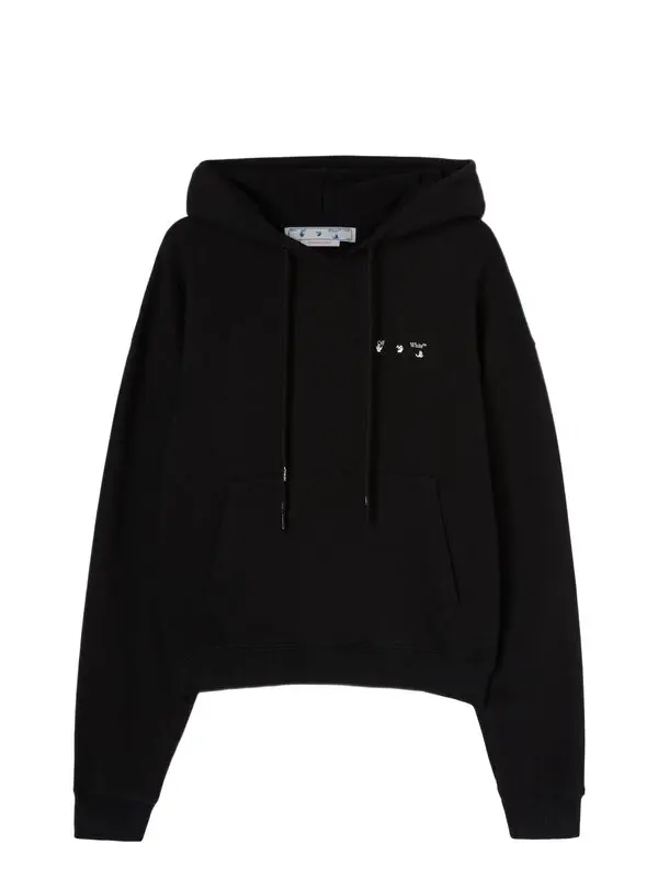 Off-White Caravaggio Painting Print Hooded Long Sleeve - Multi-color