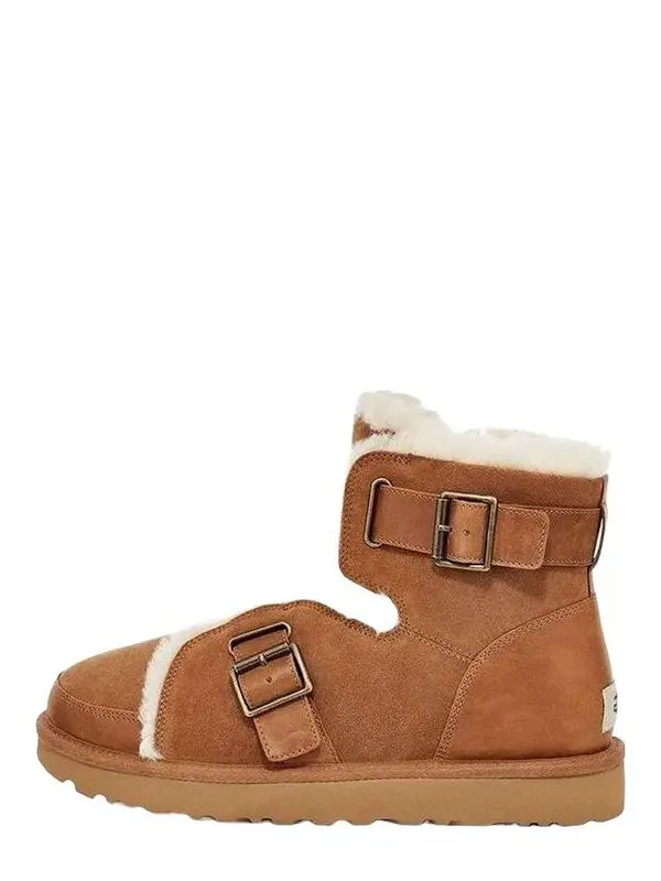 UGG Dune Mini Buckle Boot - Chestnut Brown
