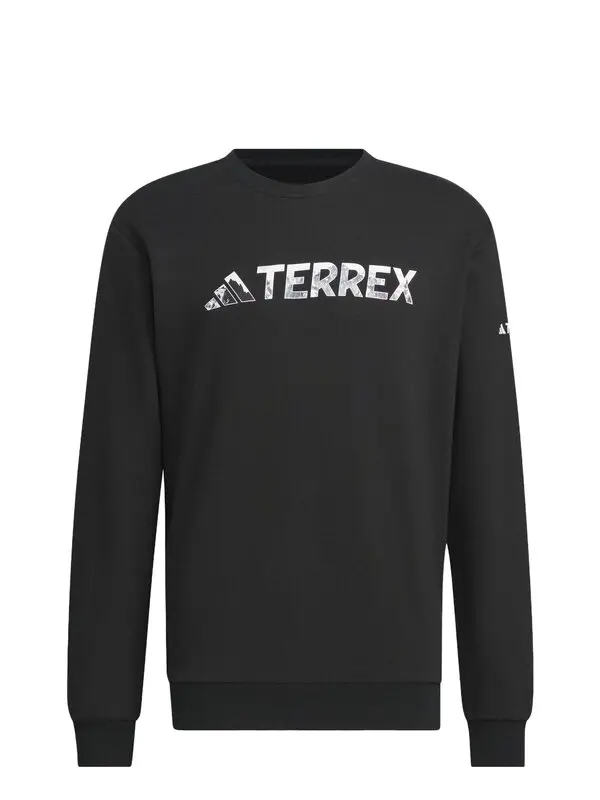 Adidas Graphic Crew Sweatshirt - Black