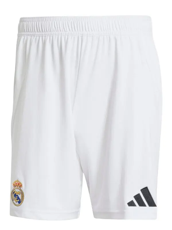 Adidas Real Madrid 24/25 Home Football Shorts - White