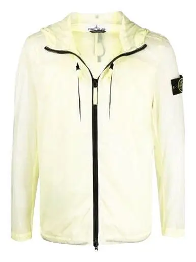 Stone Island Packable Hooded Field Jacket - Lemon