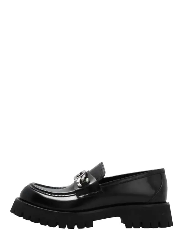 Gucci Leather Loafers - Black