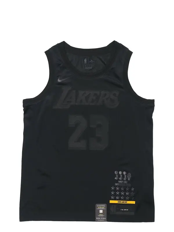 Nike Connected Jersey Nba Los Angeles Lakers Lebron James Mvp - Black