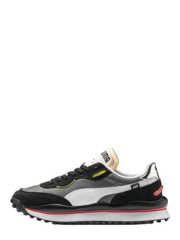 PUMA Style Rider Play On "black Castle Rock - Black/white/castlerock