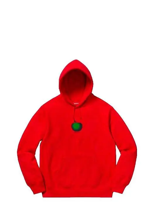 Supreme Apple Hooded Sweatshirt - Red