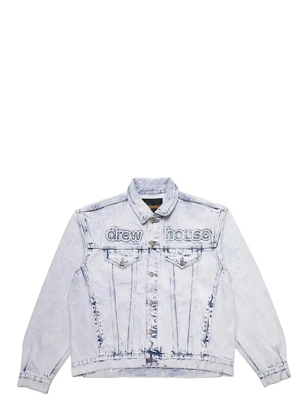 Drew House Oversized Mascot Trucker Jacket - Light Blue