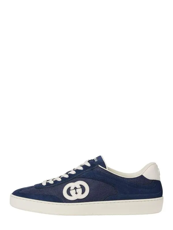 Gucci G75 Suede Sneakers - Blue