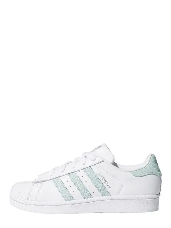 Adidas Originals Superstar Sneakers - White/graygreen