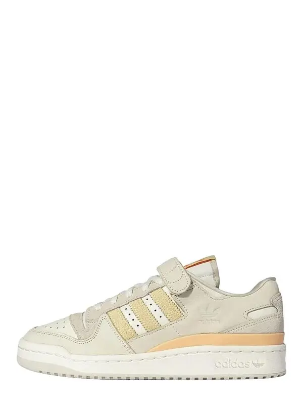 Adidas Originals Forum 84 Low Sneakers - Dark Cream/yellow