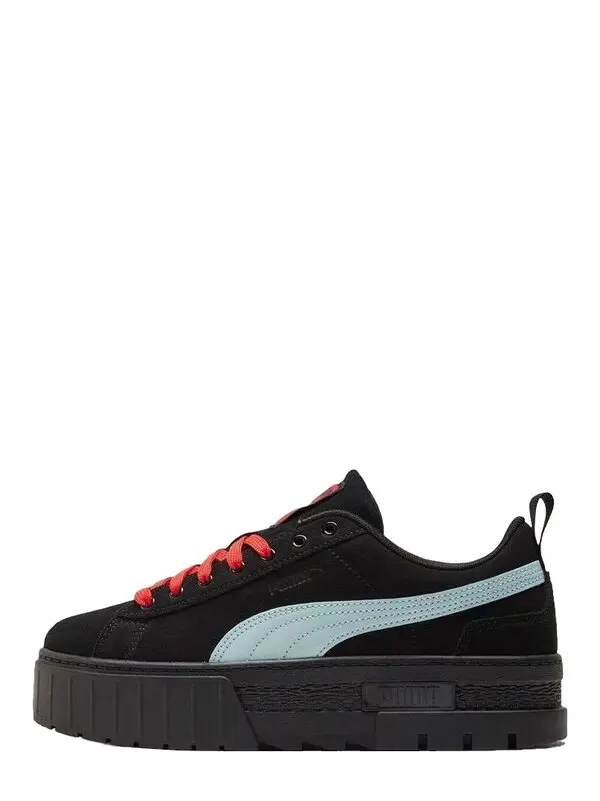 PUMA Dua Lipa X Mayze Suede Sneakers - Black/red/blue