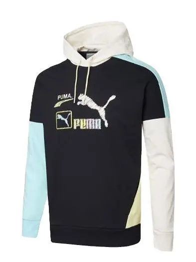 PUMA Florid Logo Hoodie - Black