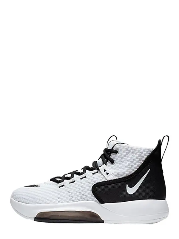 Nike Zoom Rize Team High Top Sneakers - White-black