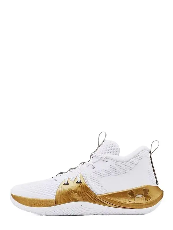 Under Armour Embiid One 'goldmind' High Top Sneakers - White/metallic Gold