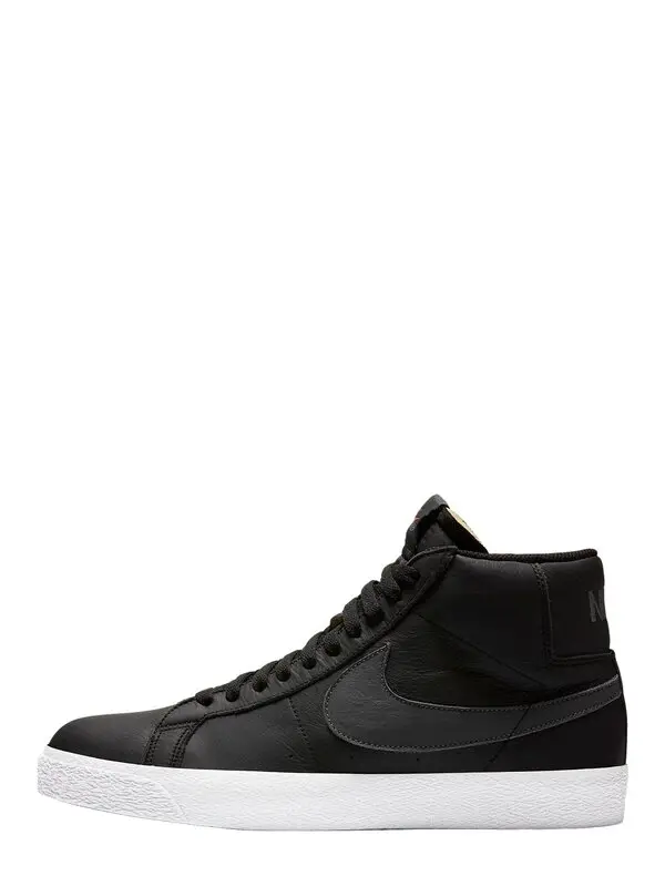 Nike Zoom Blazer Mid Iso Sb Orange Label Sneakers - Black/gray