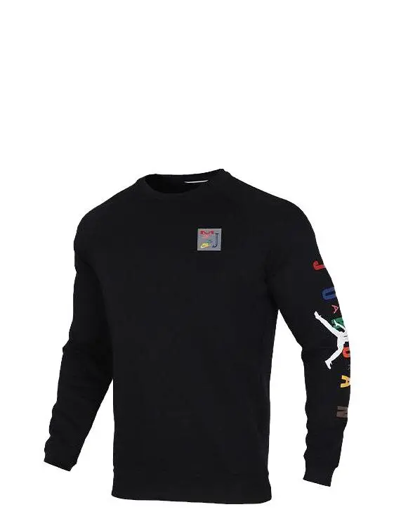JORDAN Long Sleeve Crewneck - Black
