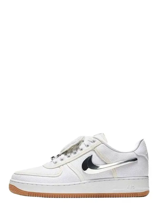 Nike X Travis Scott Air Force 1 Low Top Sneakers - White