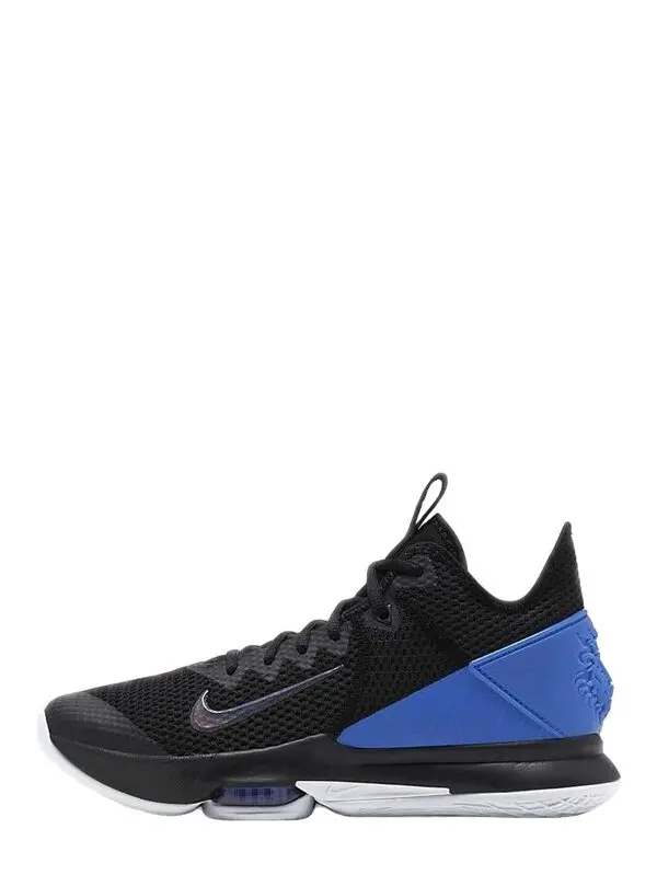 Nike Lebron Witness 4 Athletic Sneakers - Black/clear/hyper Cobalt