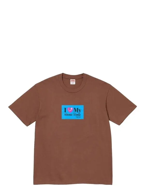Supreme Ss26 Alone Time T-shirt - Brown